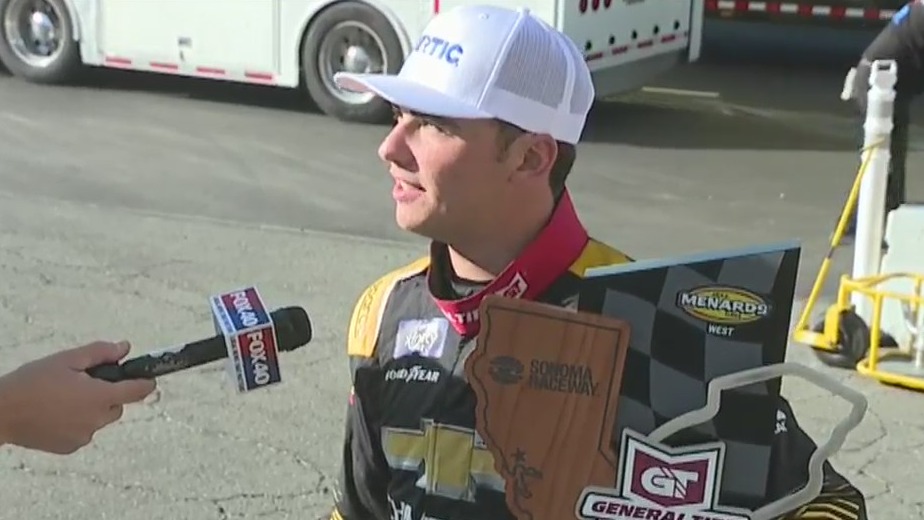NASCAR driver Sam Mayer talks latest win at Sonoma Raceway – FOX40 News