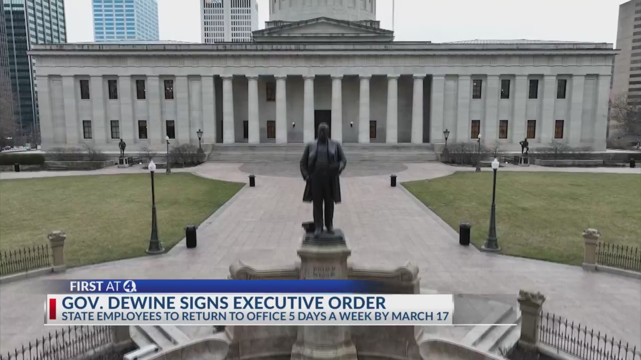 State employees in Ohio ordered to return to the office full time ...