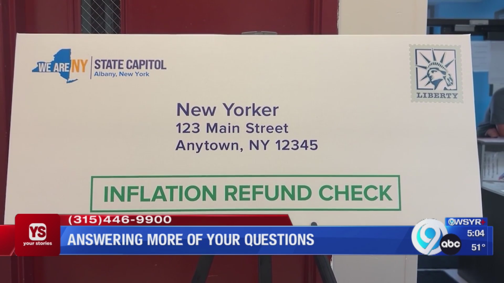 YS: Answering more of your questions about NY inflation refund checks ...