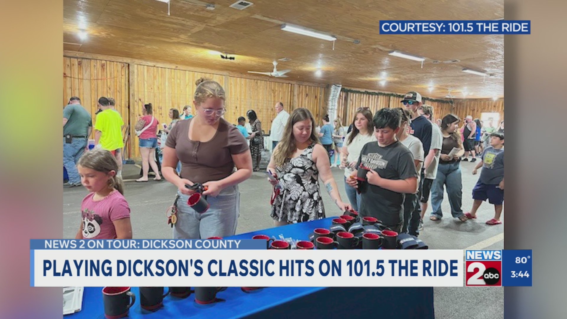 Playing Dickson’s classic hits on 101.5 The Ride – WKRN News 2
