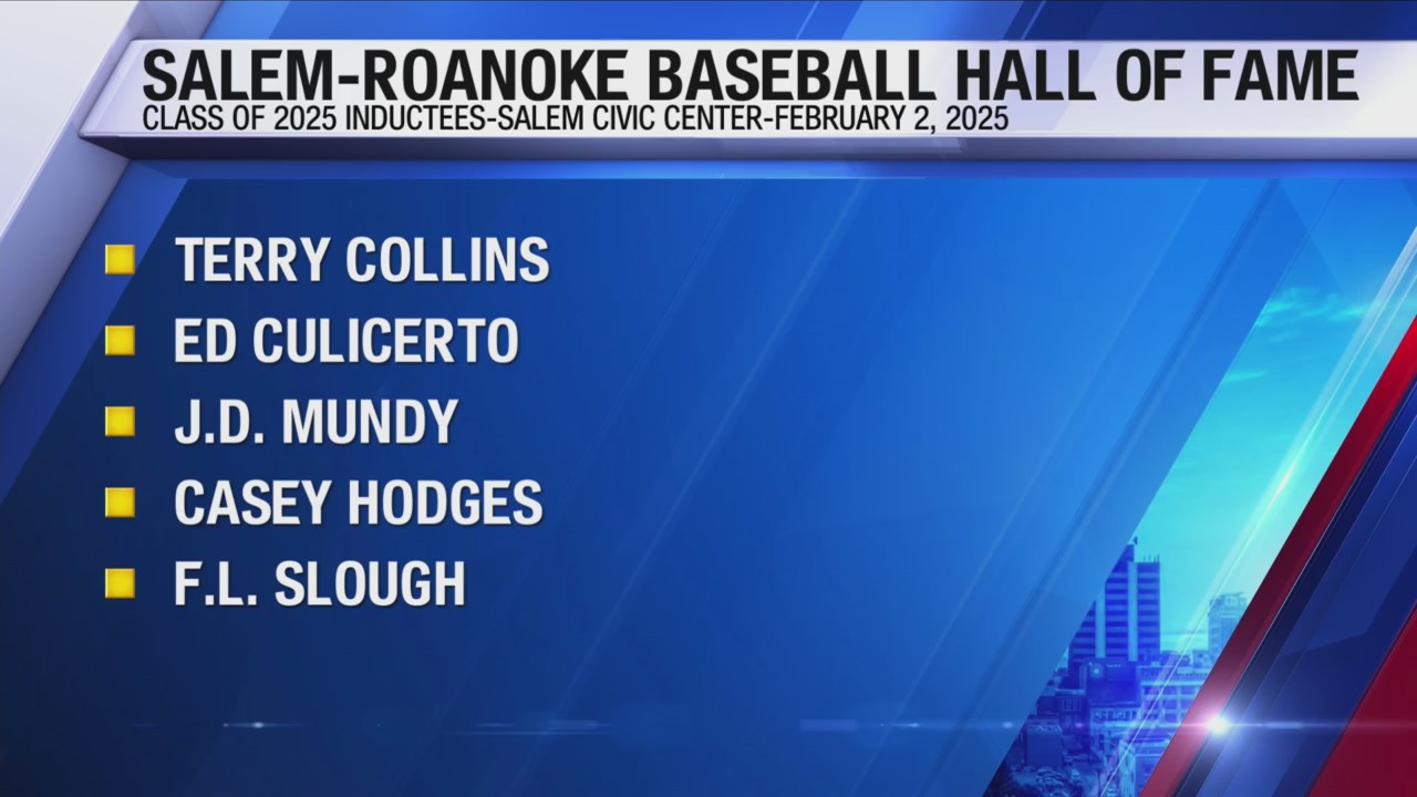 Salem-Roanoke Baseball Hall of Fame Class of 2025 Inductees – WFXRtv
