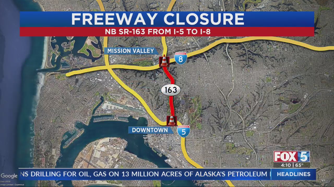 Caltrans road closures – FOX 5 San Diego & KUSI News