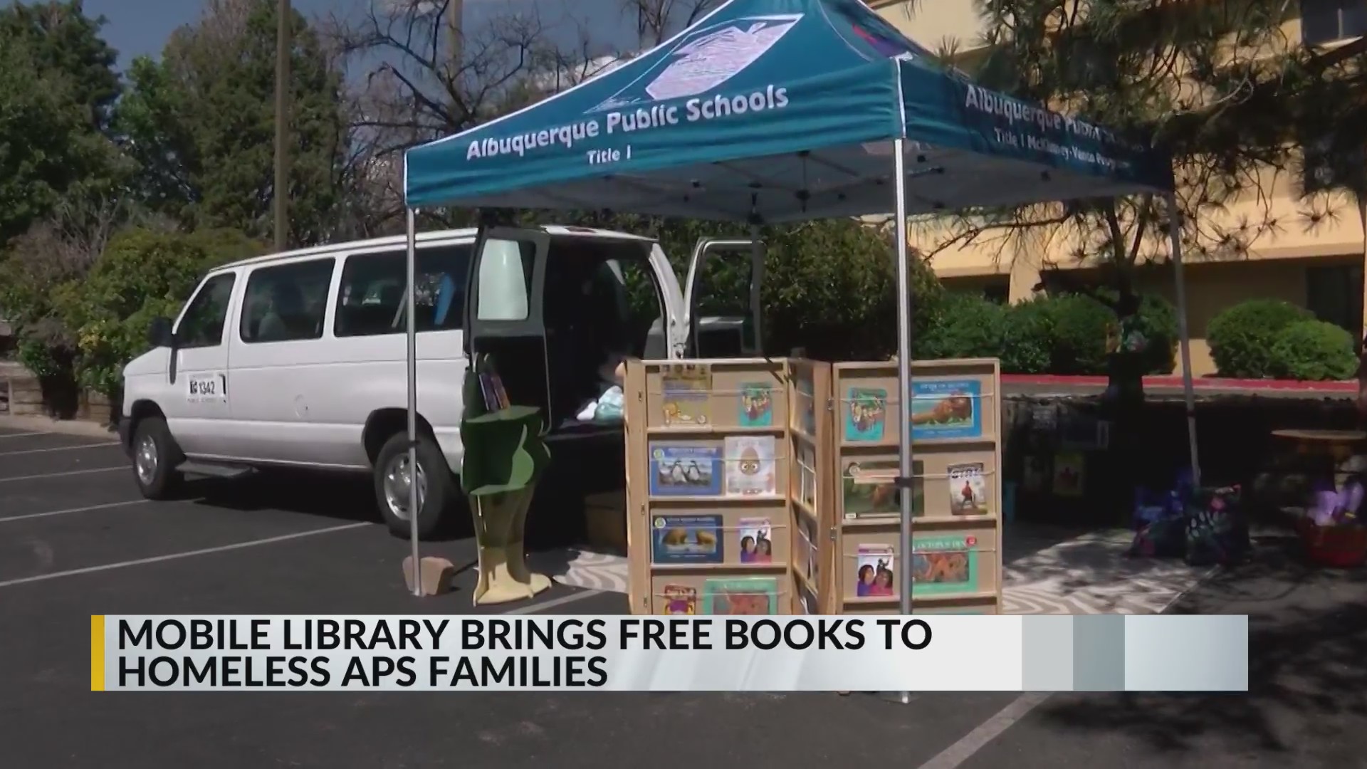 Mobile library gives free books to homeless Albuquerque Public Schools ...