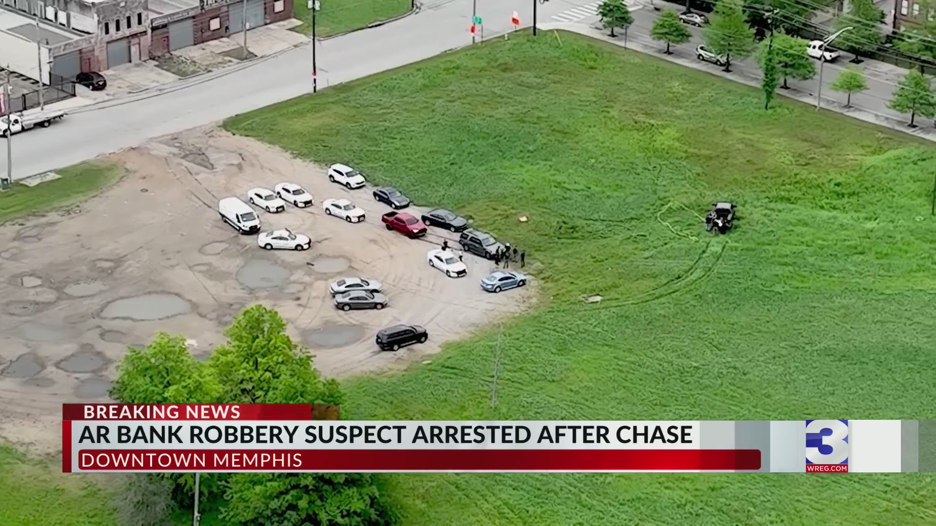 AR bank robbery suspect captured after chase into downtown Memphis ...