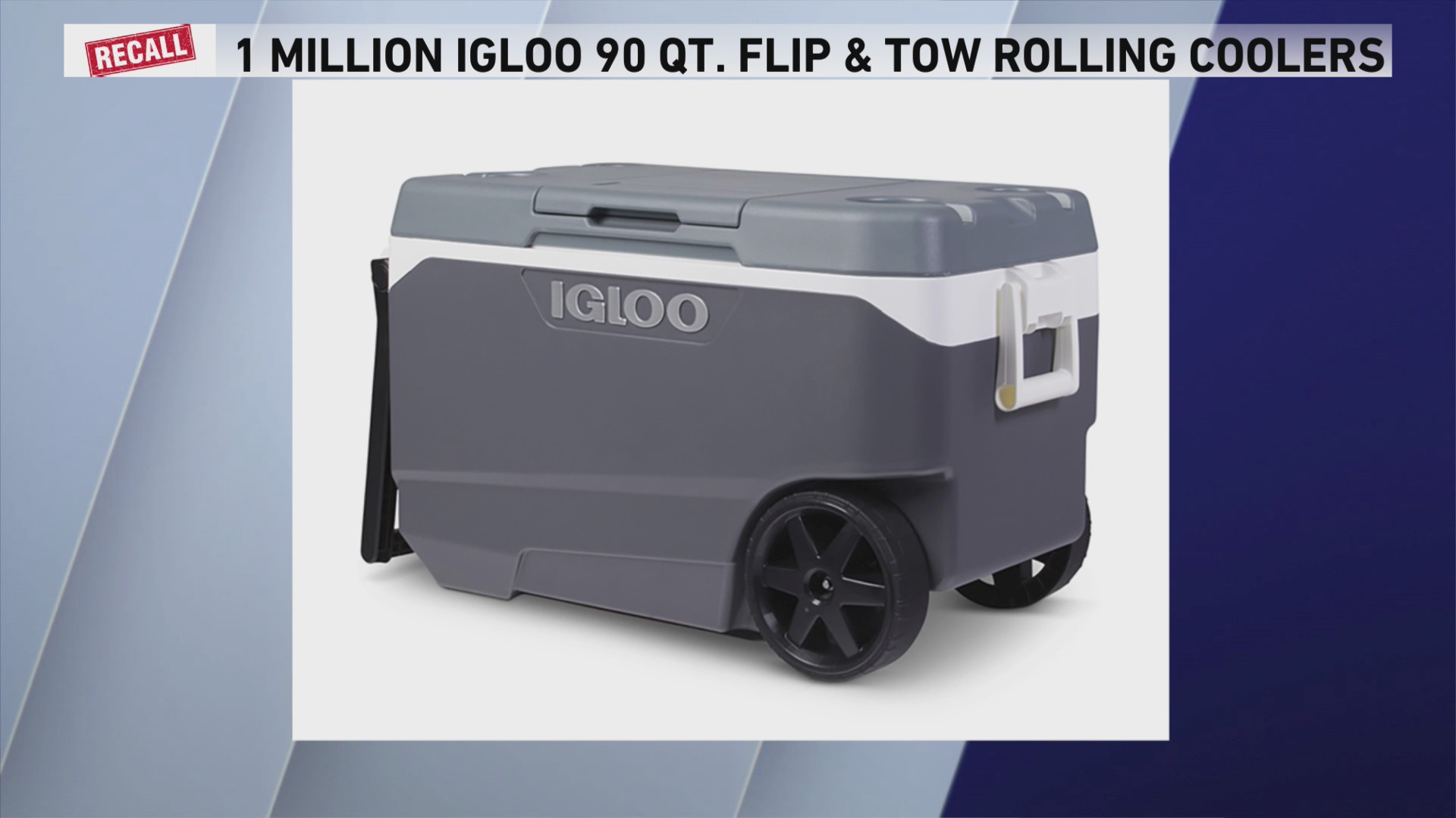 Igloo recalls over a million coolers after handle hazard causes ...
