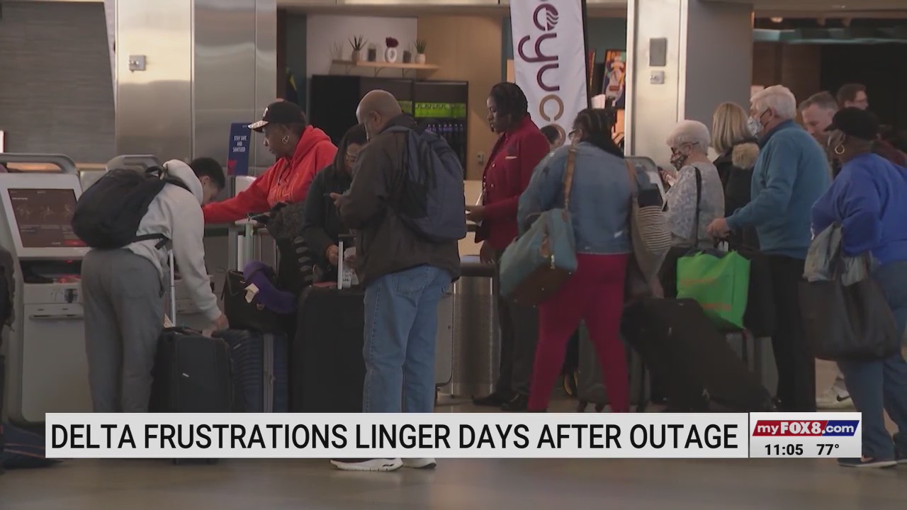 Delta Airlines frustrations linger in Triad days after outage – FOX8 WGHP