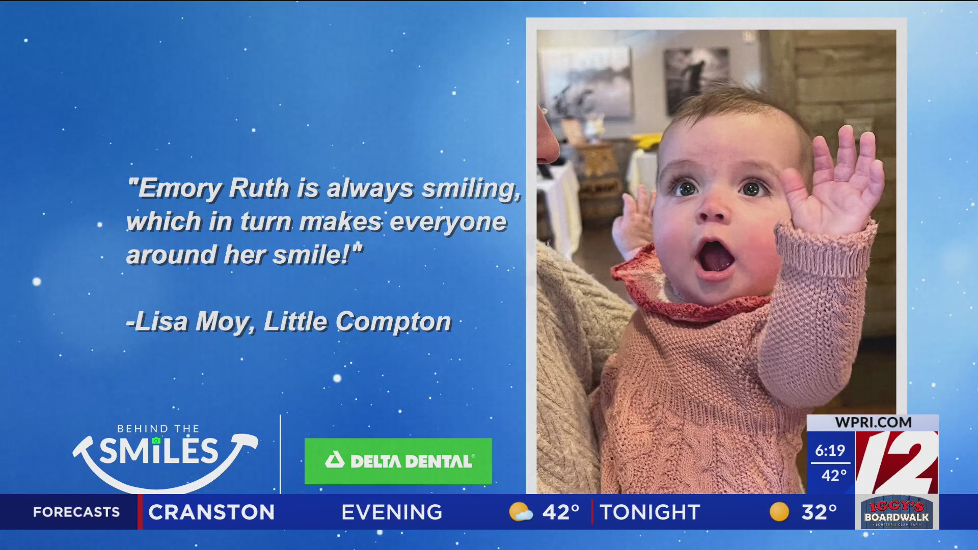 Behind the Smiles Photo for March 26, 2025 from Lisa Moy of Little ...