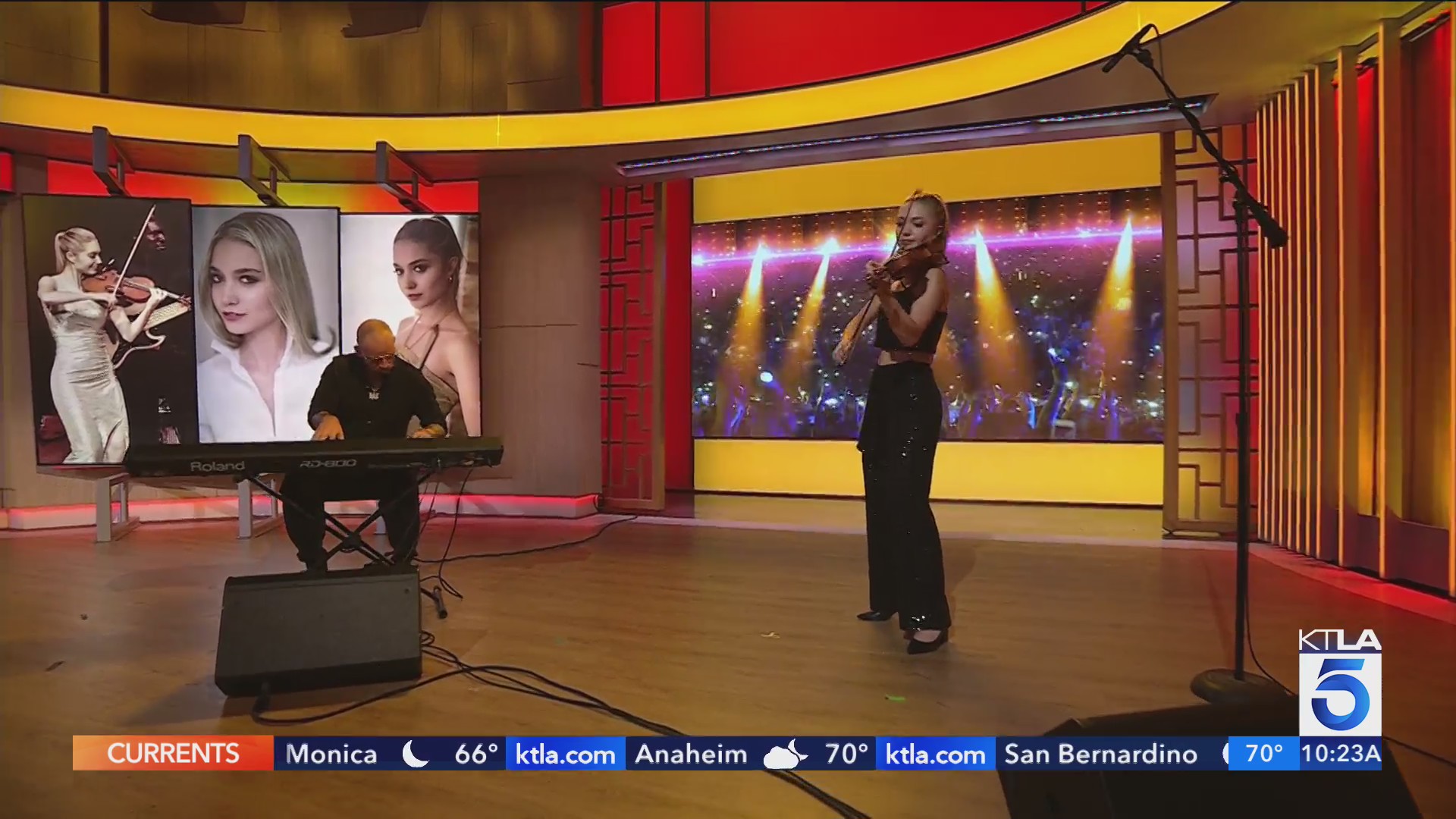 Violinist DeLaney Rosenthal performs her debut single ‘All In’ – KTLA