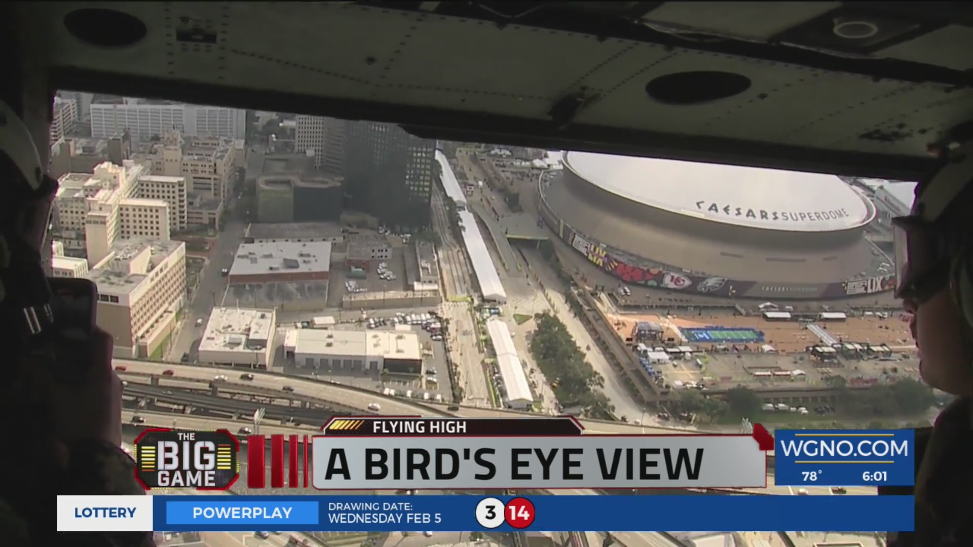 The Big Game: A Bird’s Eye View – WGNO