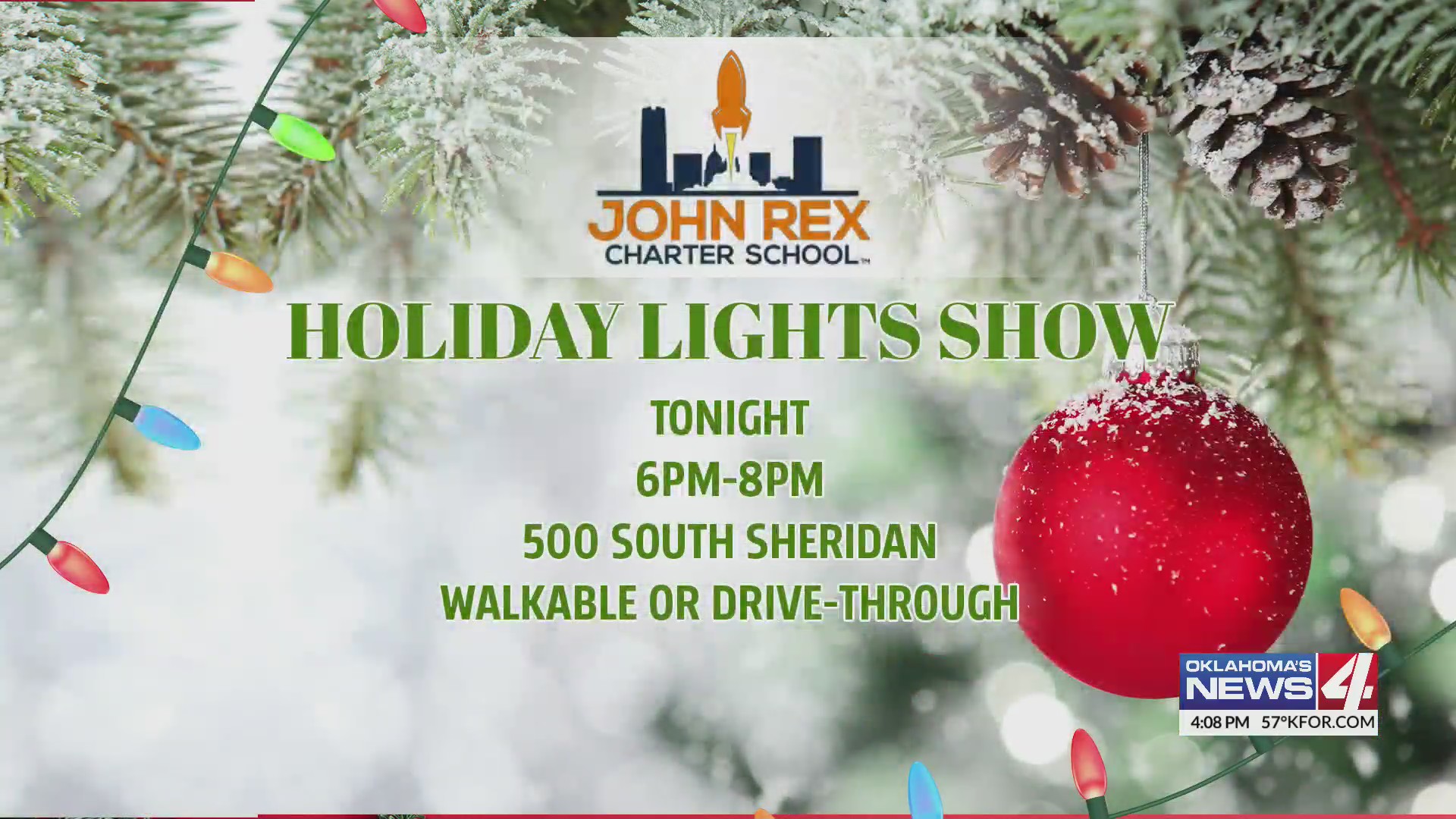 John Rex Charter School hosts annual Holiday Lights Show – KFOR.com ...