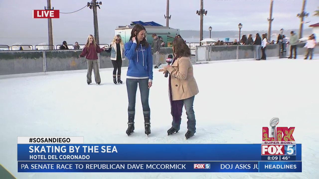Skating by the sea: Ice rink opens at Hotel Coronado – FOX 5 San Diego ...