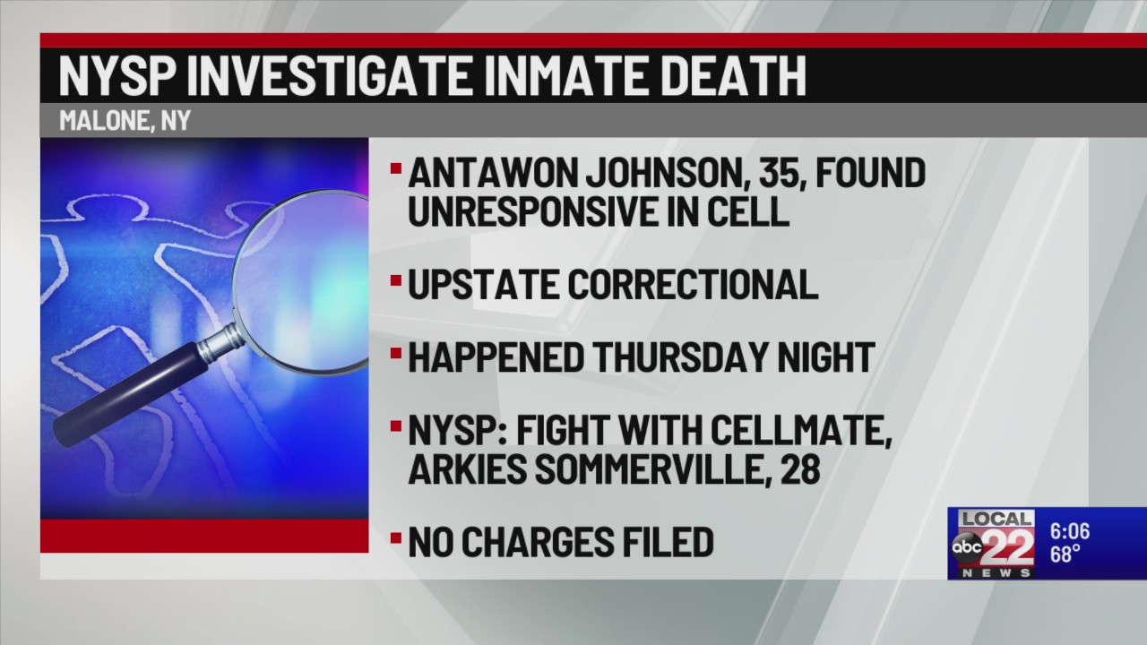 New York investigates apparent strangulation at Malone prison – ABC22 ...