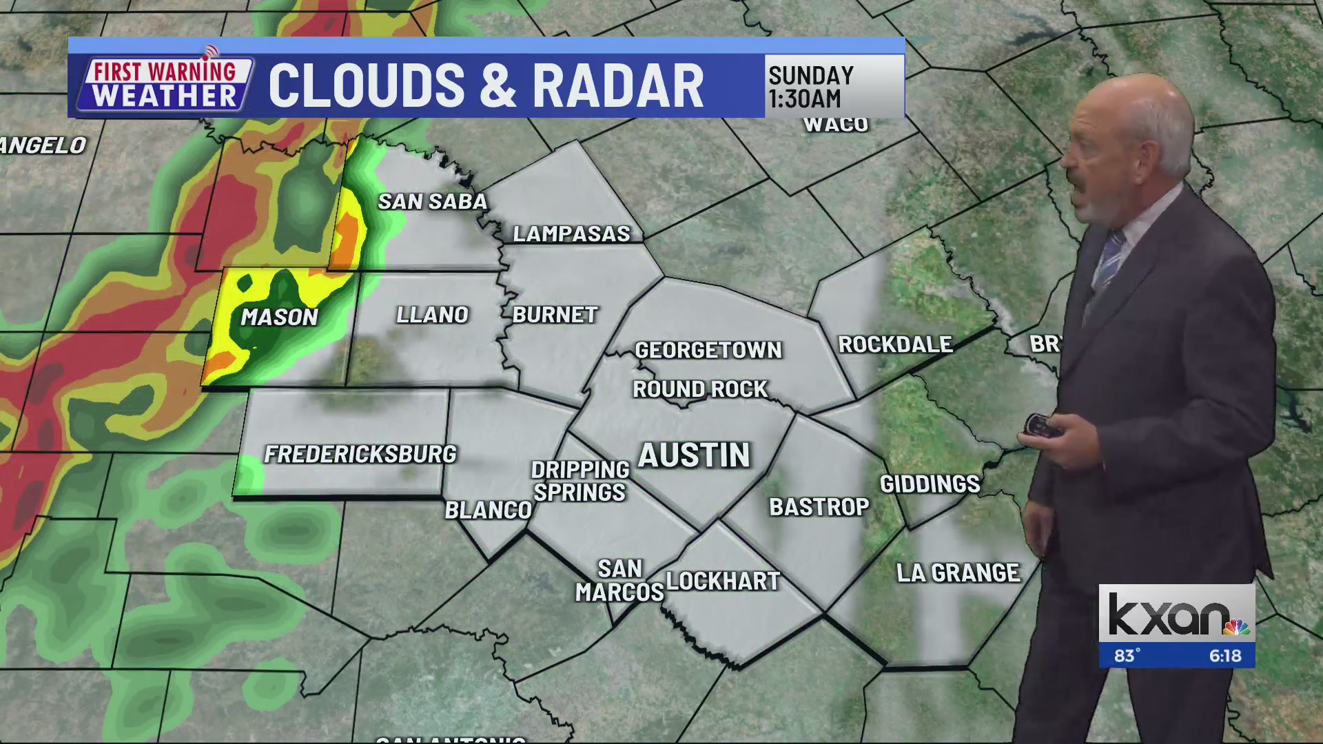 First Warning Weather with Jim Spencer – KXAN Austin