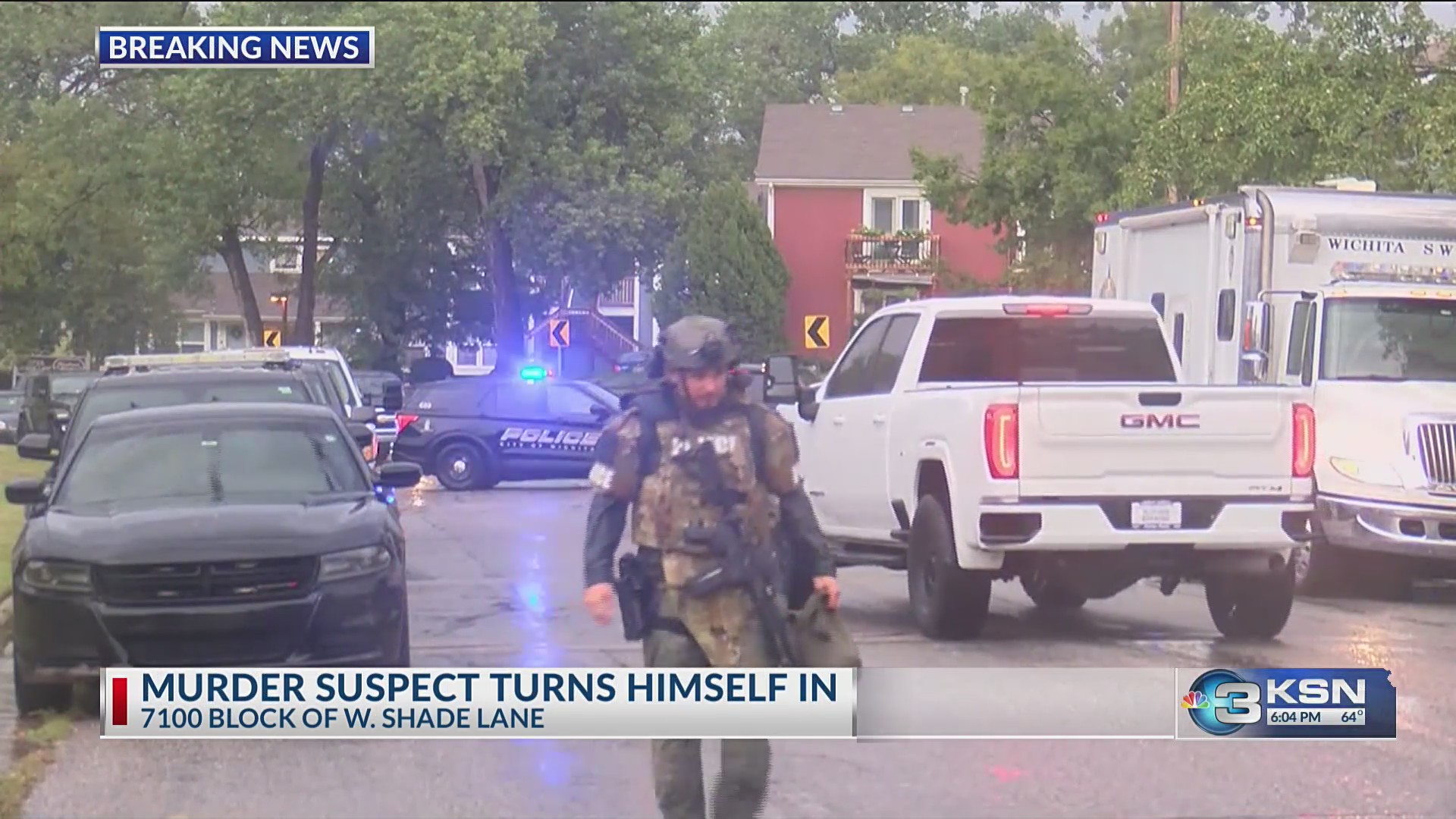 Wichita homicide suspect in custody following SWAT call – KSN-TV