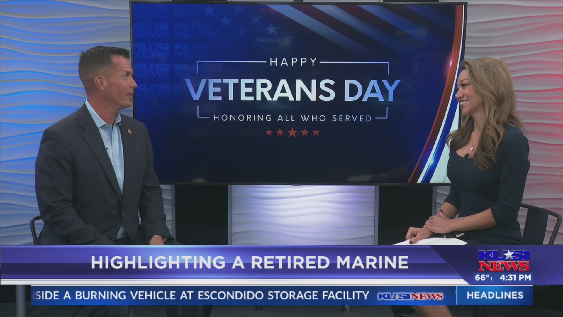 Highlighting retired US Marine Phil Kendro on Veterans Day – FOX 5 San ...