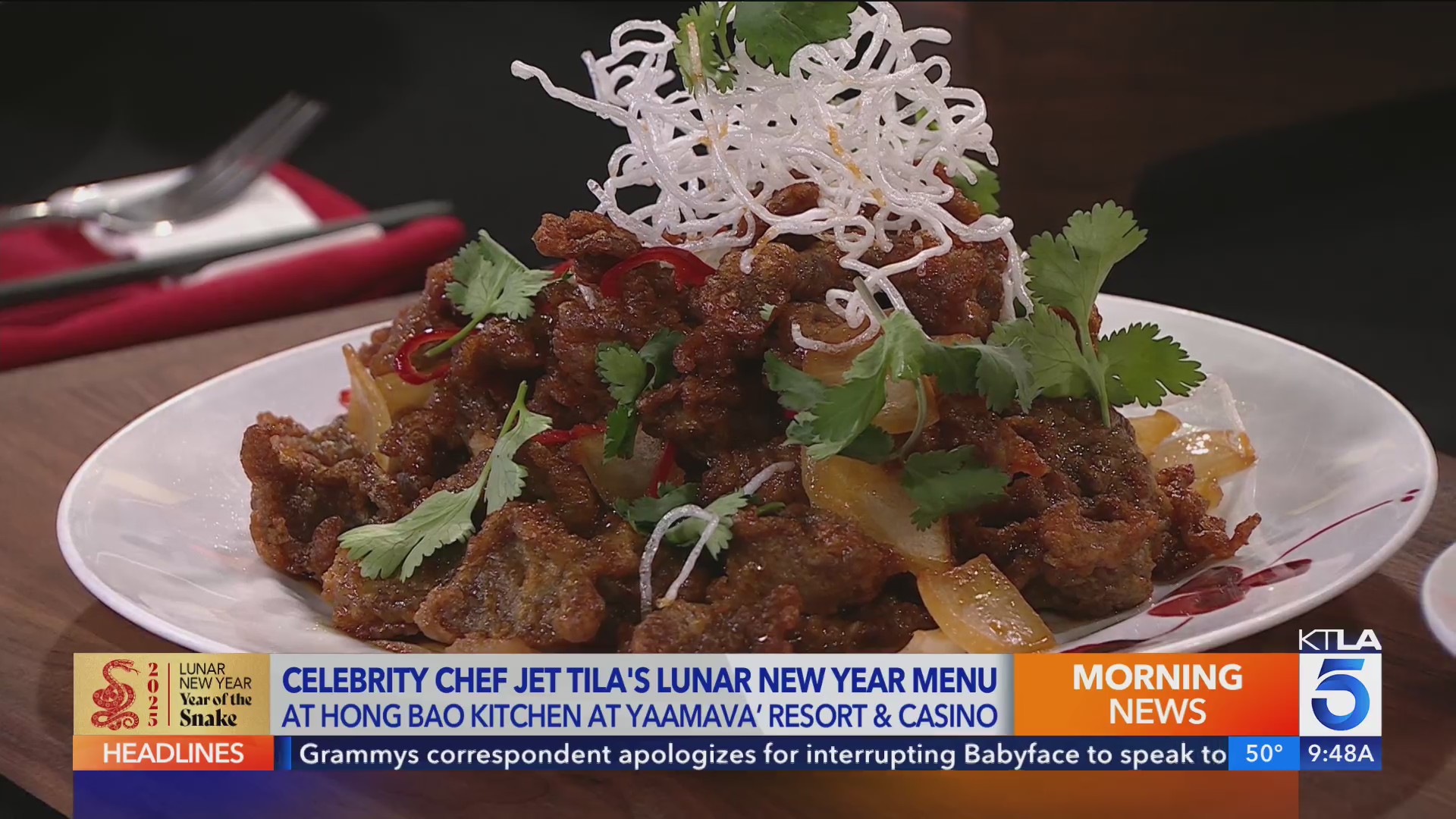 Chef Jet Tila brings Lunar New Year flavors to Yaamava’ – KTLA