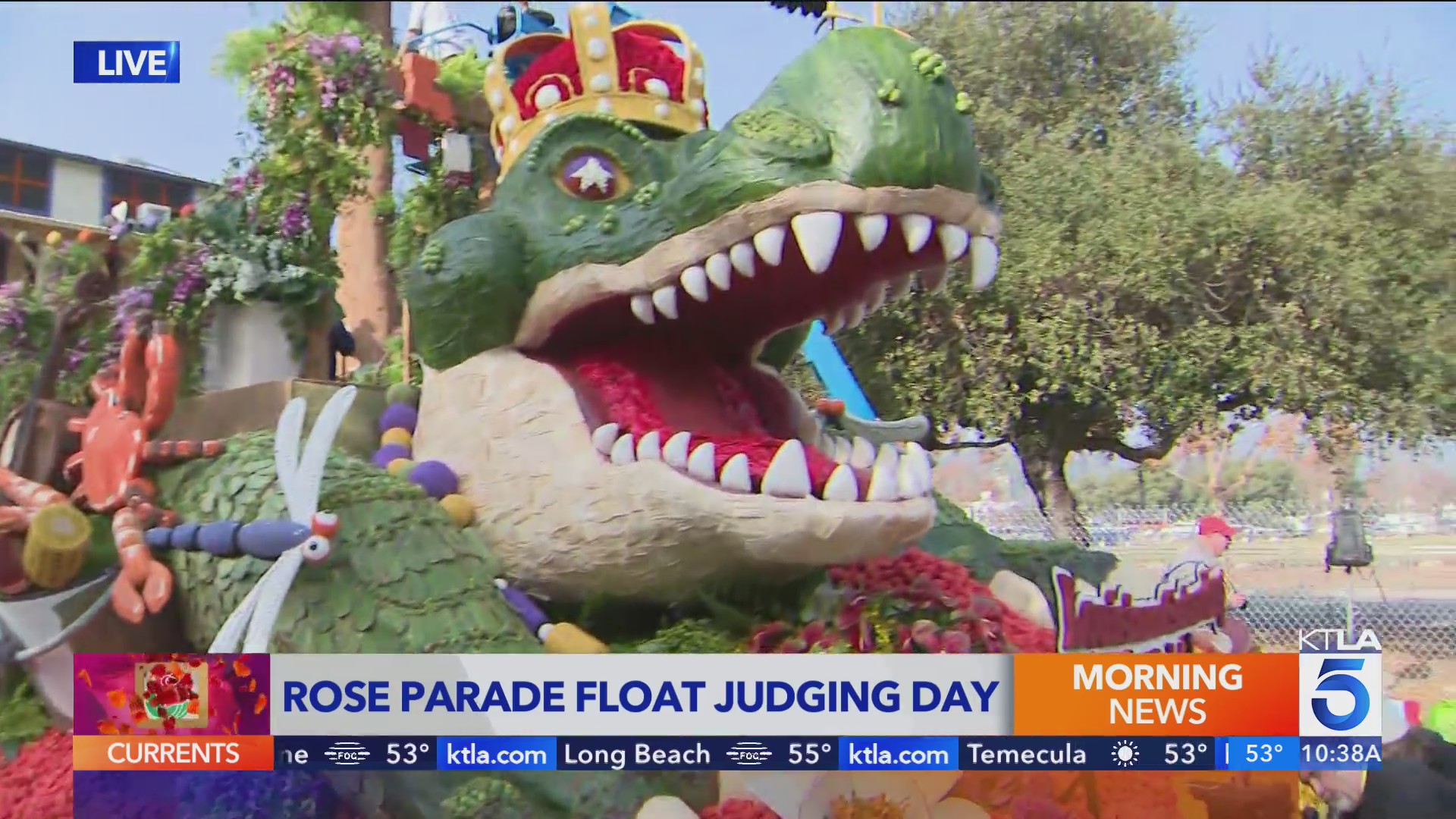 Rose Parade Floats: Judging Day and the San Diego Zoo – KTLA