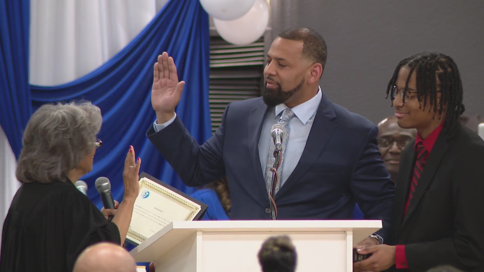 Jason House sworn in as new Mayor of Dolton, officially ending the ...