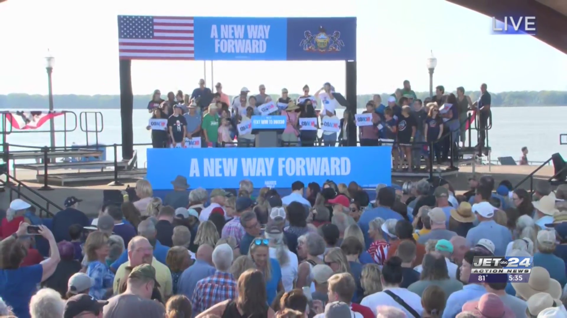 Vice Presidential nominee Tim Walz visits Erie for campaign event on ...