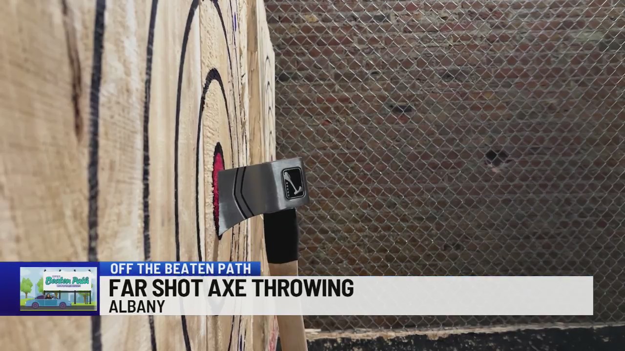 Off the Beaten Path: Far Shot Axe Throwing – NEWS10 ABC