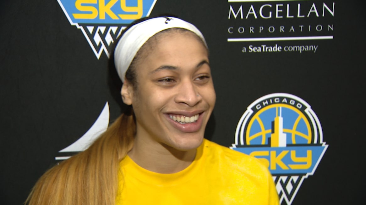 Chicago Sky star Chennedy Carter excited to return after first practice ...