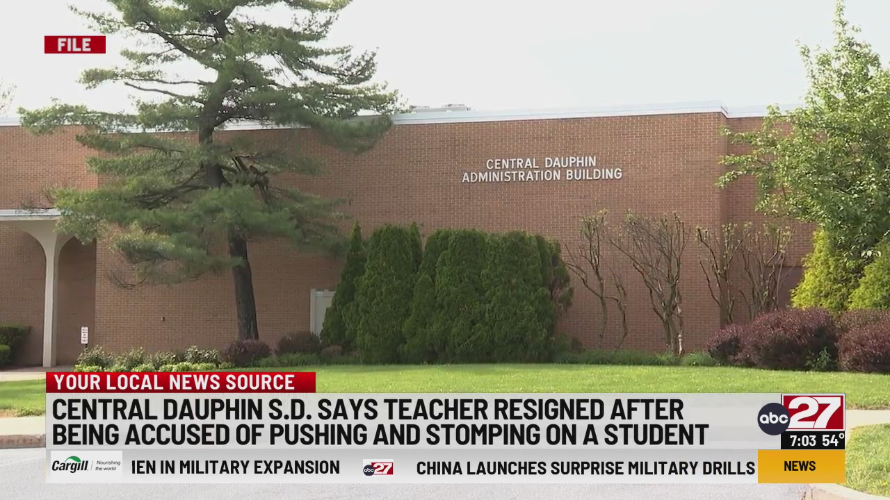 Central Dauphin teacher resigns, accused of pushing, stomping on ...