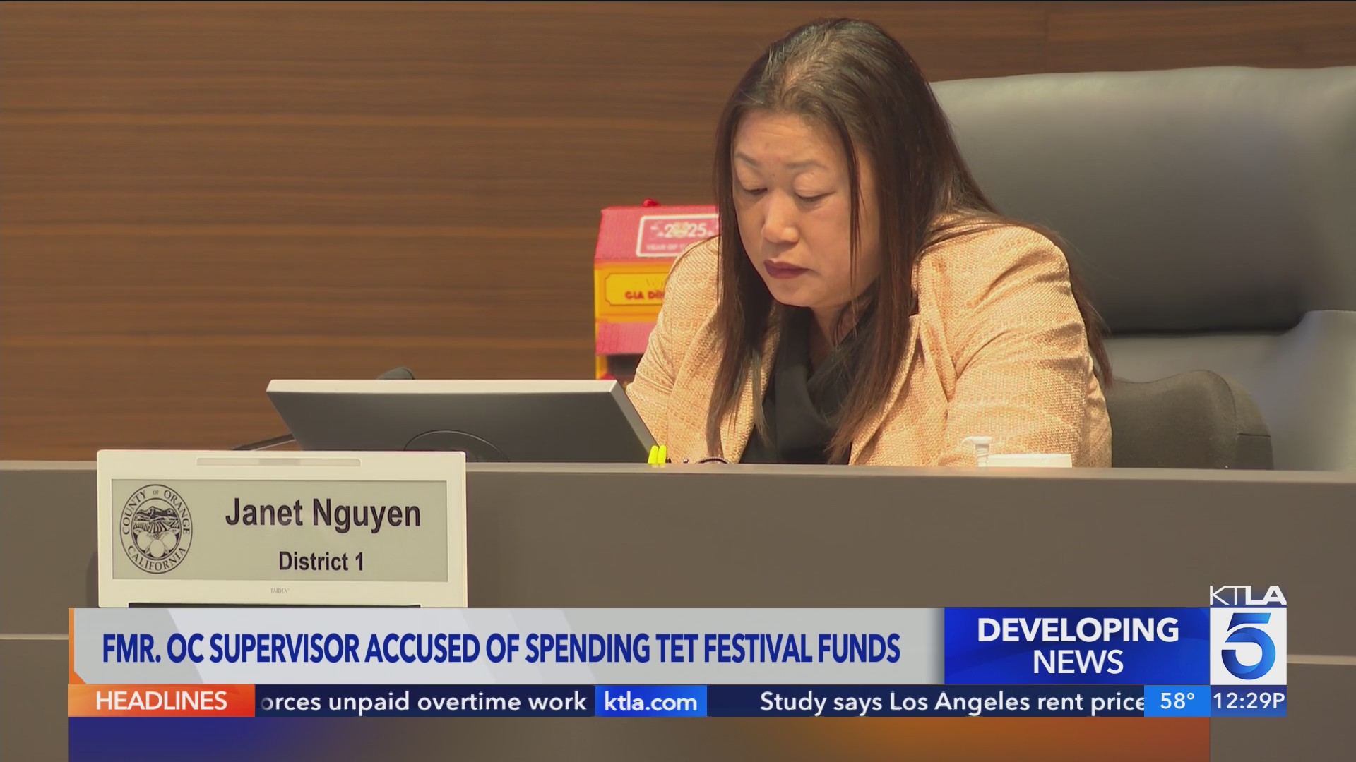 O.C. supervisor claims disgraced predecessor spent money for Tet ...