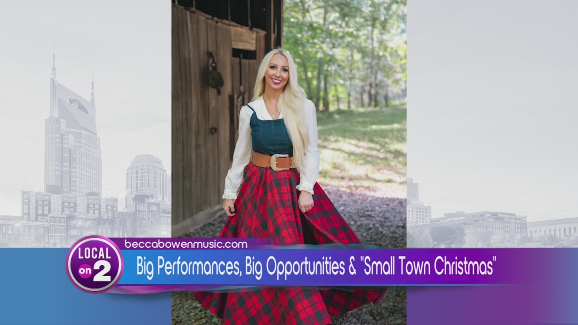 Becca Bowen: Christmas Music & A Magic Skirt – WKRN News 2