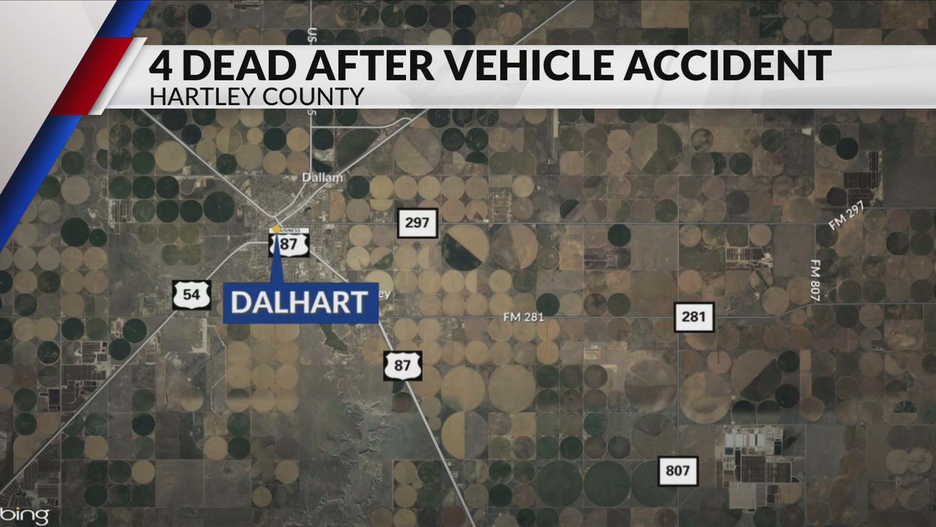 4 women dead Wednesday after semi-truck rear-ends car in US 87 crash ...