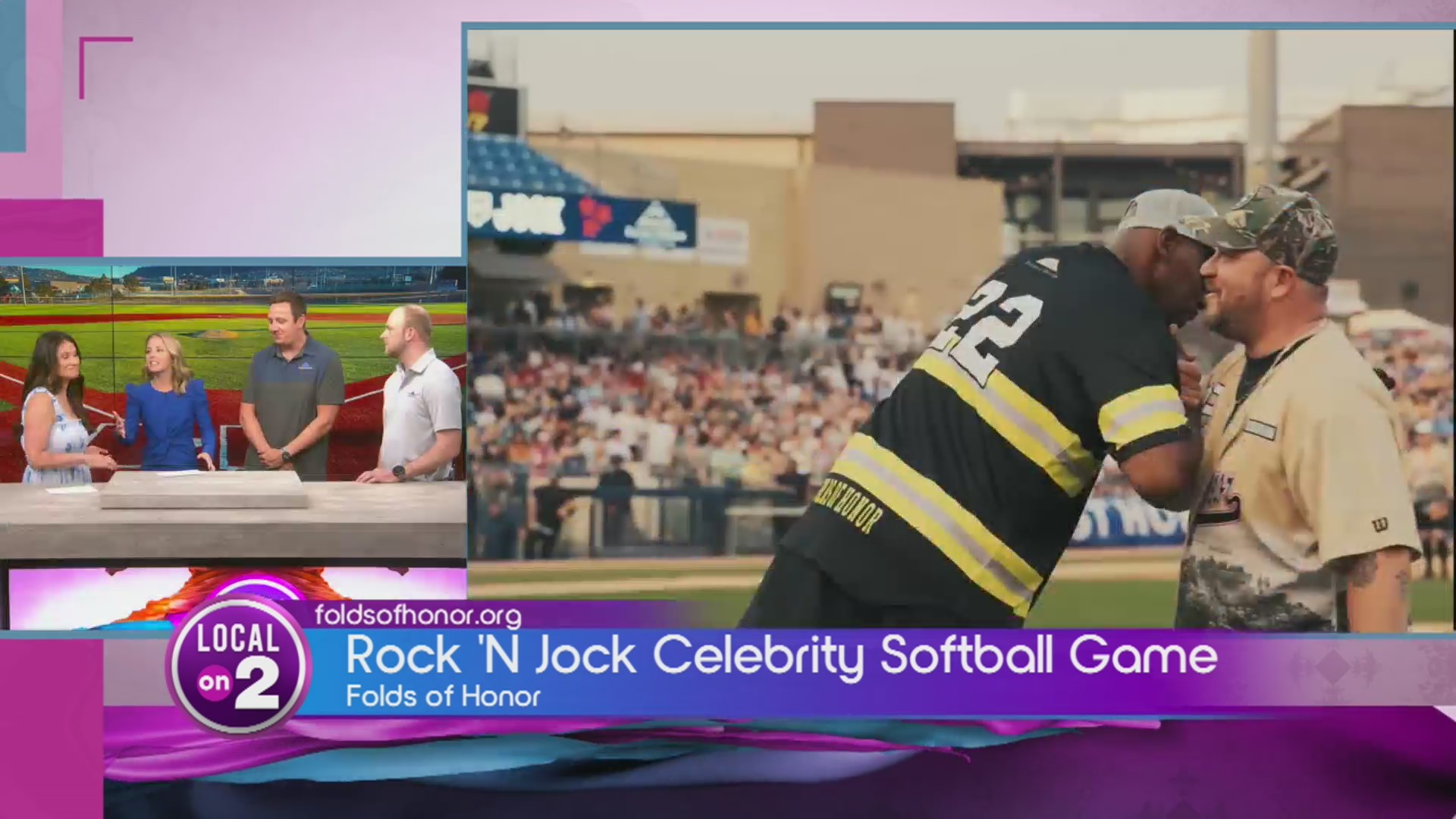 Rock ‘N Jock Celebrity Softball Game – WKRN News 2