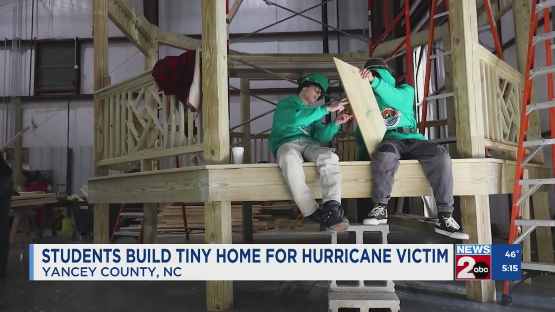 Students build tiny home for Hurricane Helene victims – WKRN News 2
