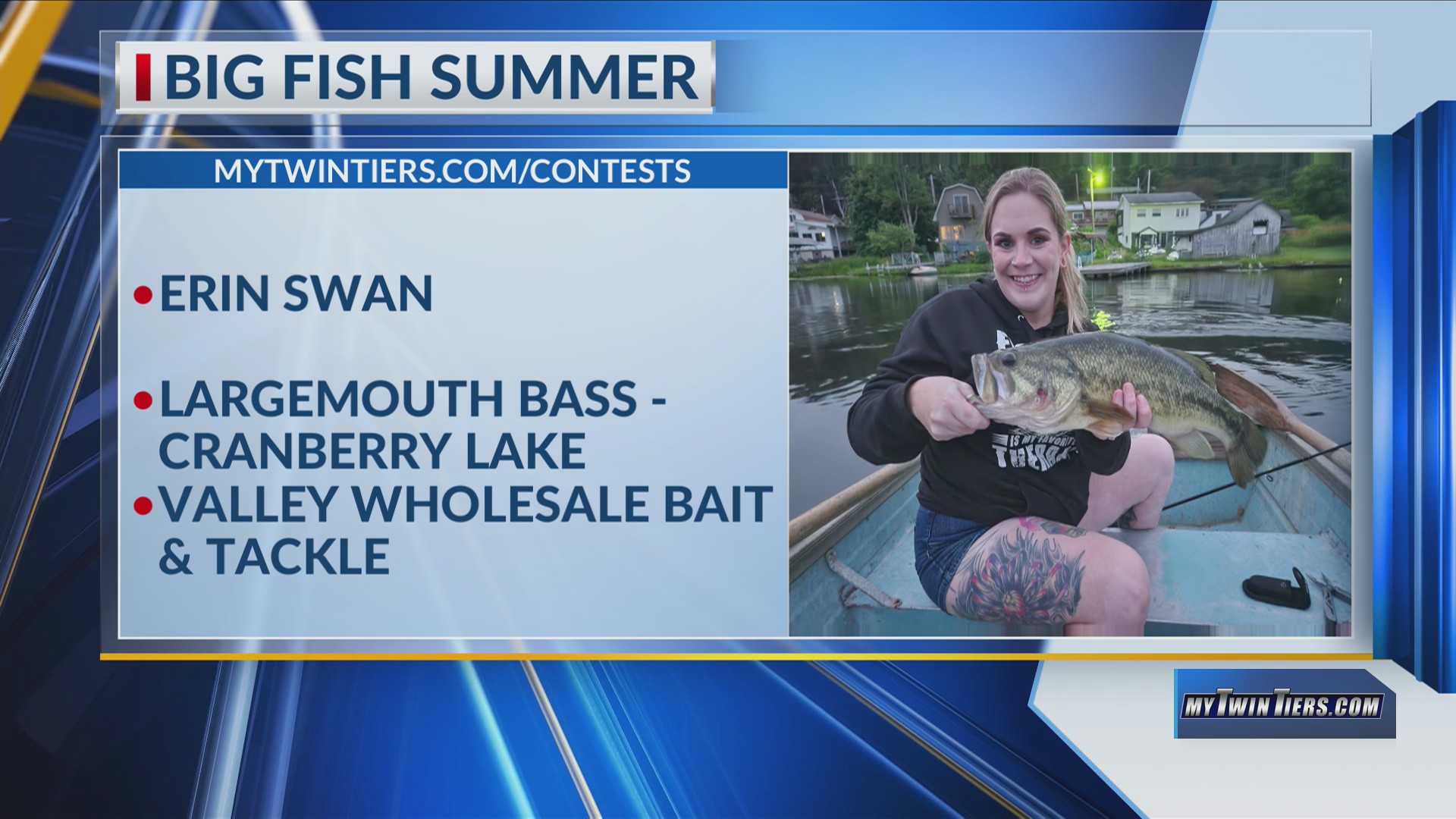 Big Fish Summer – Erin Swan’s largemouth bass – WETM – MyTwinTiers.com