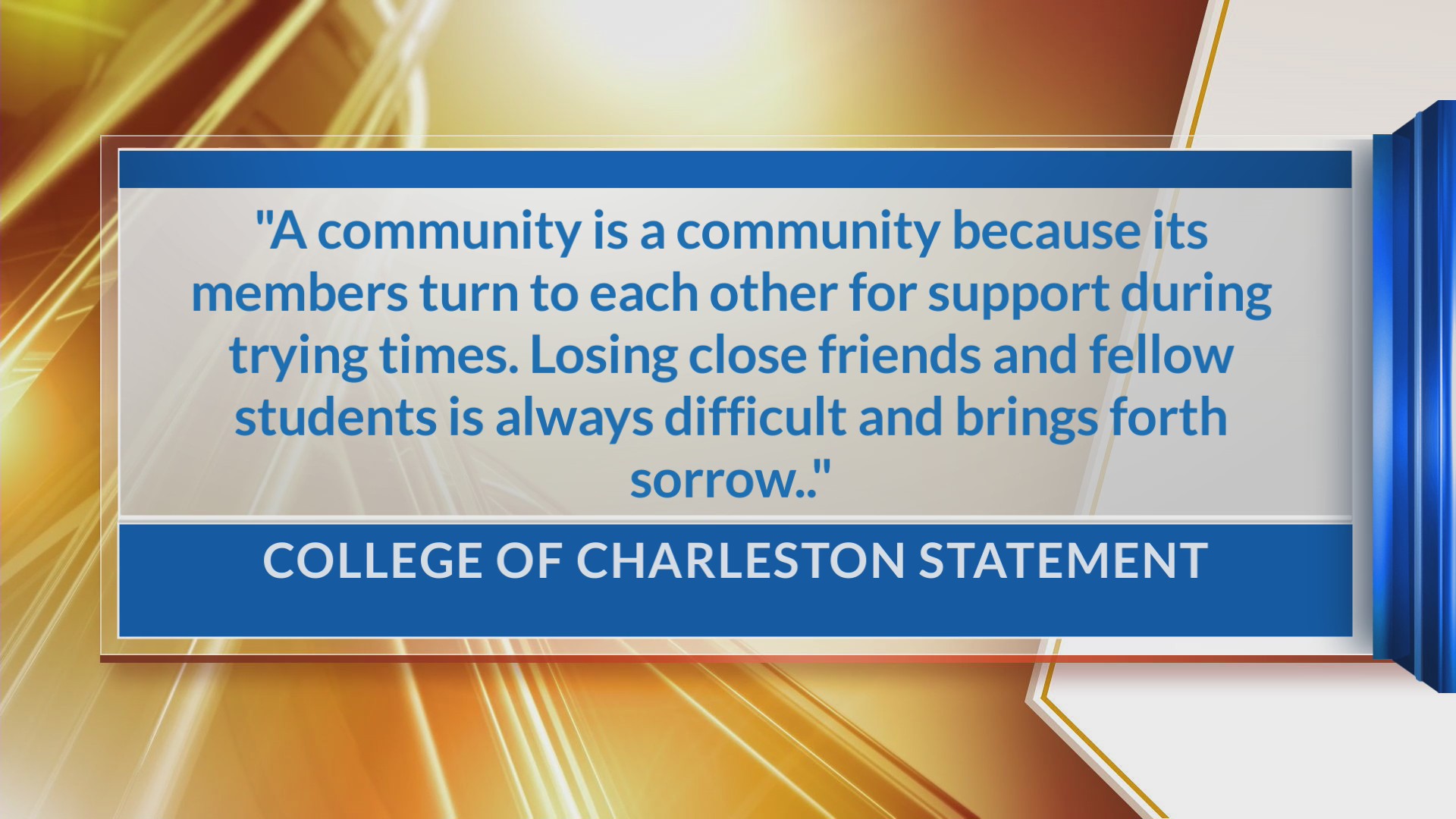 College of Charleston student killed in Morrison Drive hit and run ...