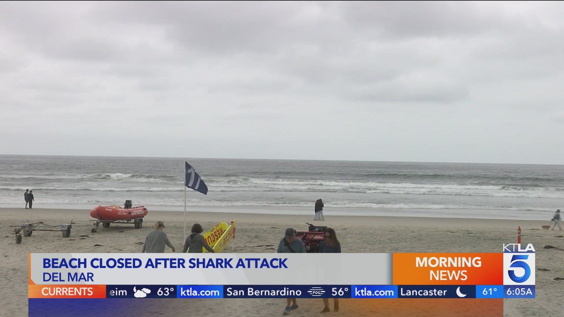 Swimmer attacked by shark at SoCal beach – KTLA