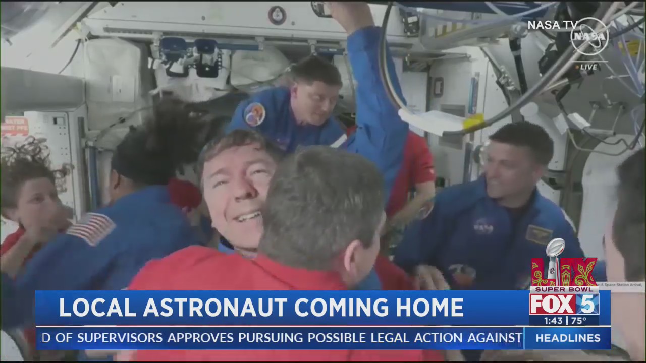Crew-8 astronauts, including USD grad, returning to Earth – FOX 5 San ...
