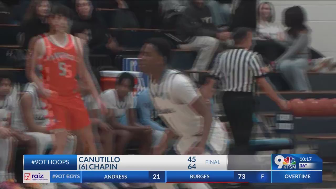 Game of the Week — #9OT BOYS: Chapin defeats Canutillo 64-45 – KTSM 9 News