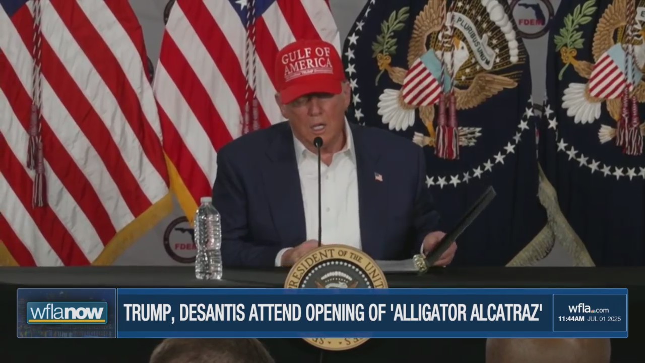 President Trump attends ‘Alligator Alcatraz’ roundtable – WFLA