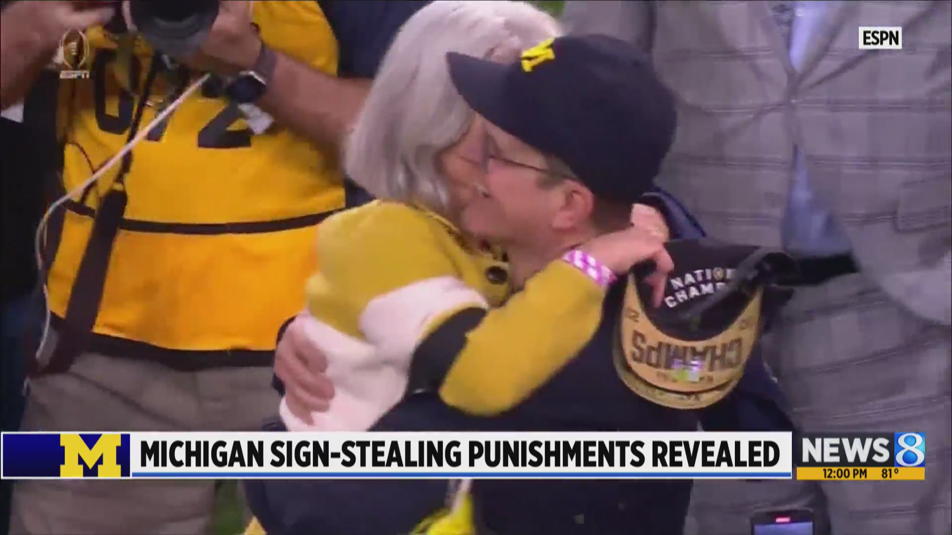 Michigan fined, Moore suspended in sign-stealing scandal – KTLA