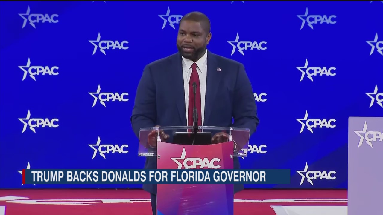 Donalds speaks at CPAC after key endorsement – WFLA