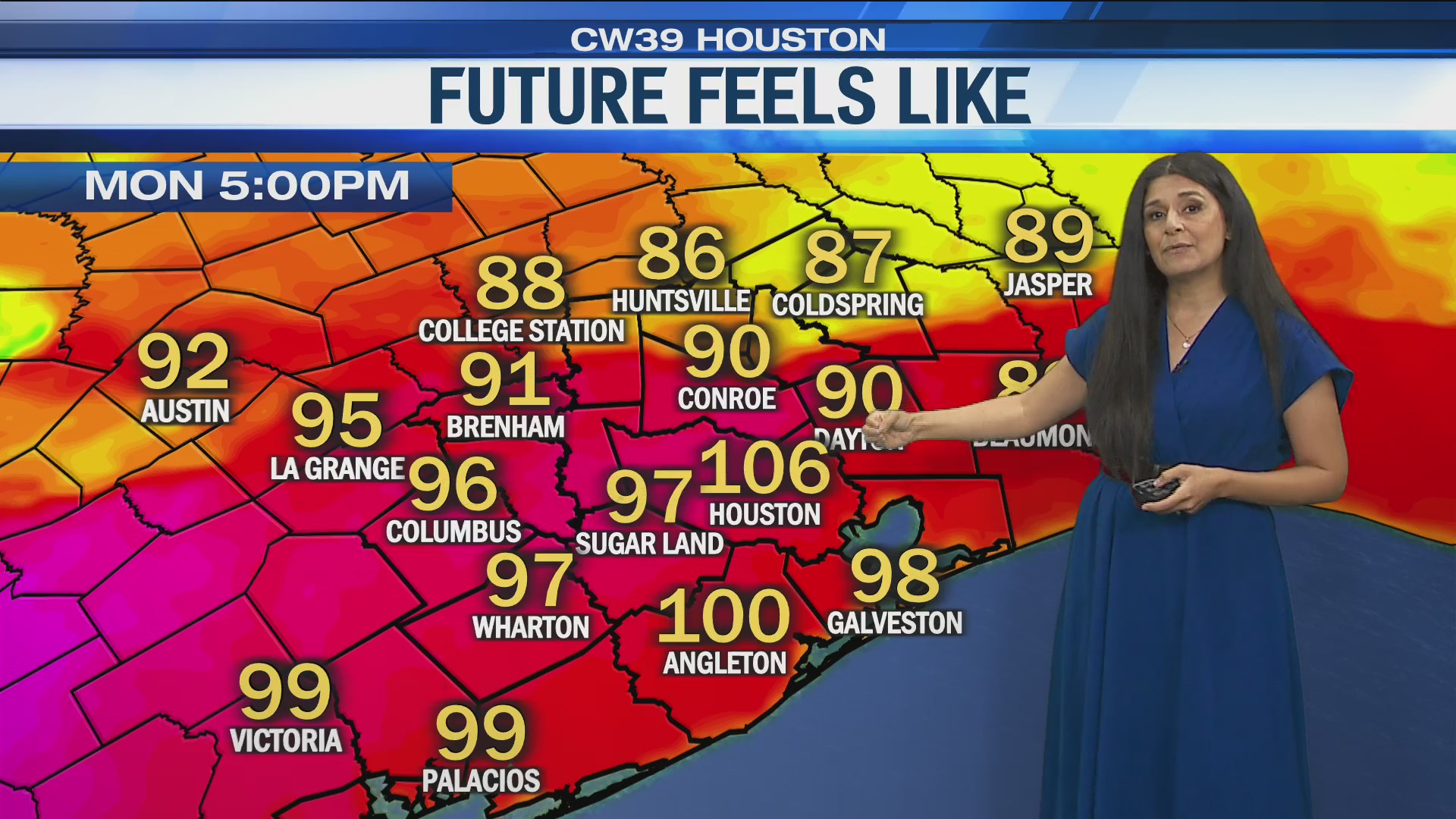 Will feel like 100° in Houston Memorial Day | CW39 – CW39 Houston