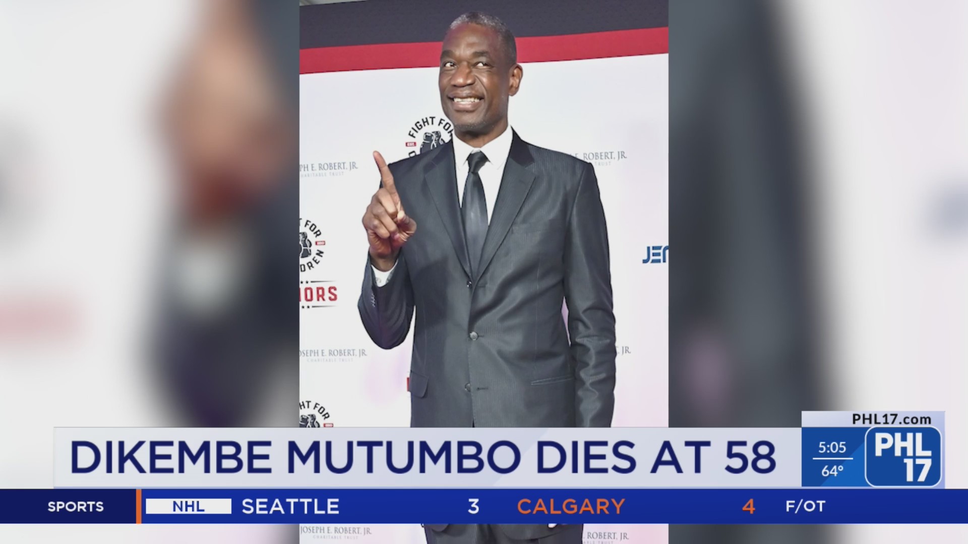 Basketball Hall of Famer Dikembe Mutombo dies at 58 – PHL17.com