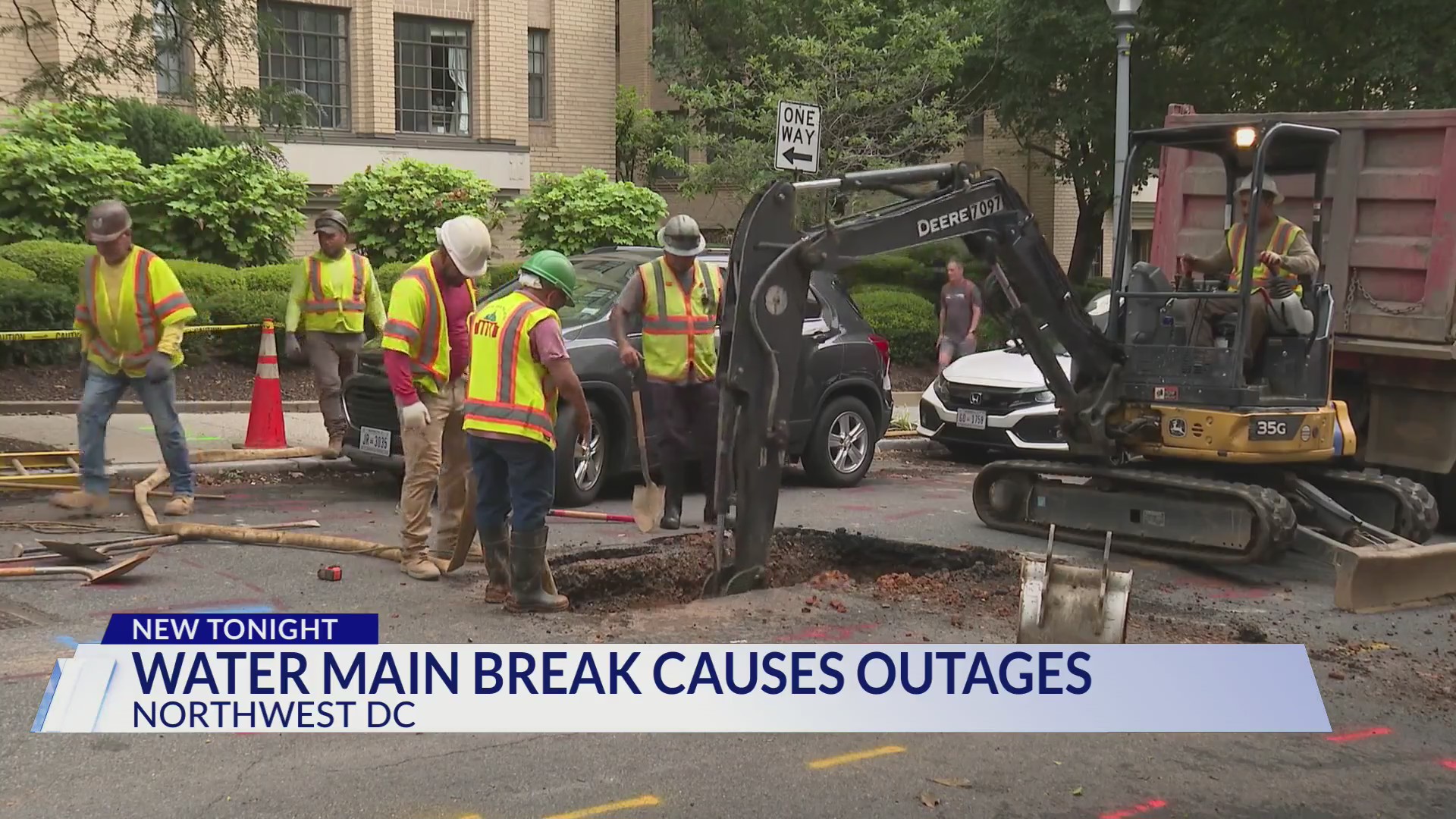 Northwest DC water main break causes outages – DC News Now | DC ...
