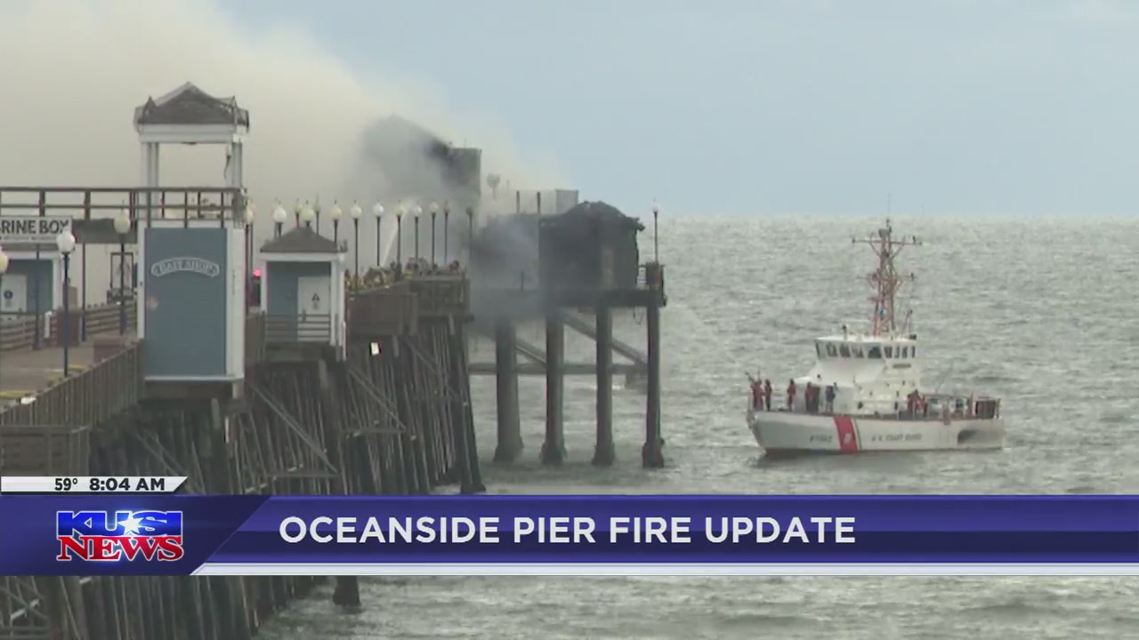 Oceanside Fire Chief gives update on Oceanside Pier following fire ...