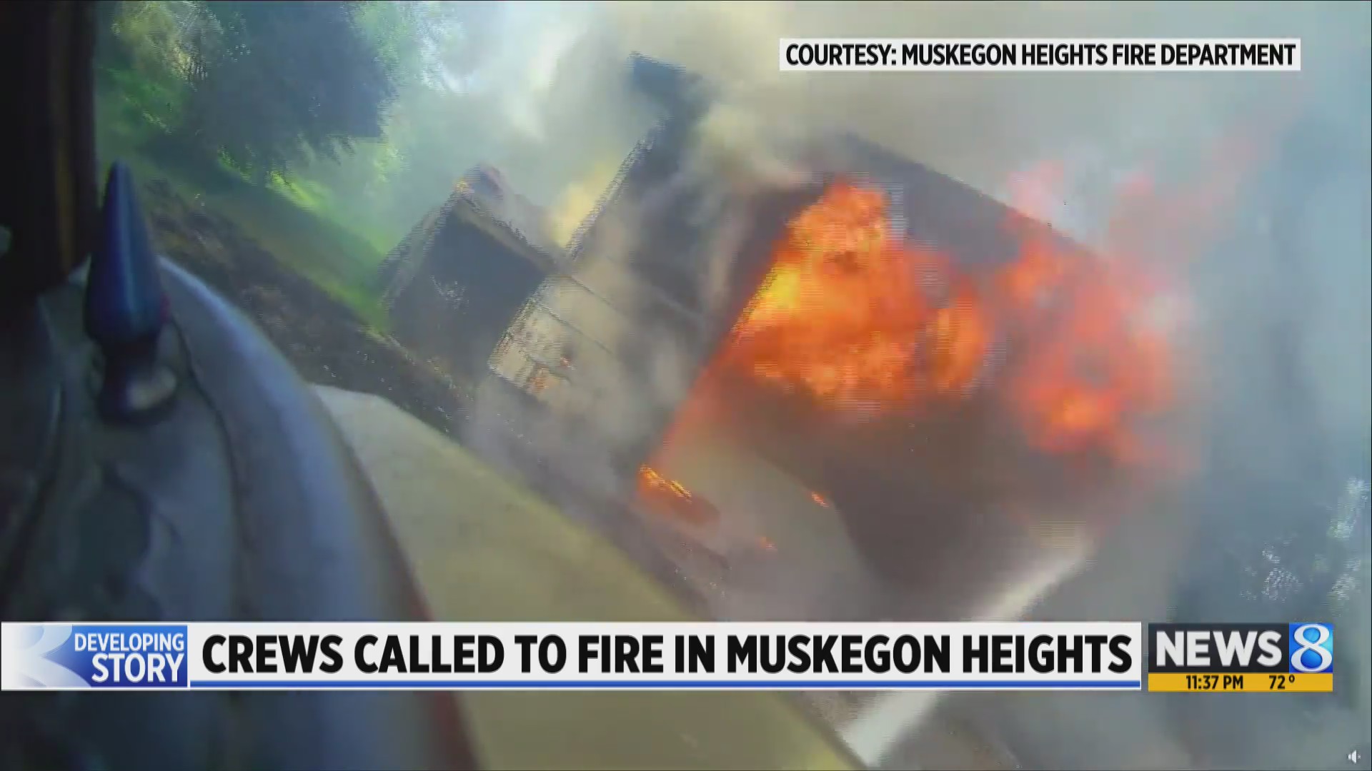 Crews called to fire in Muskegon Heights – WOODTV.com