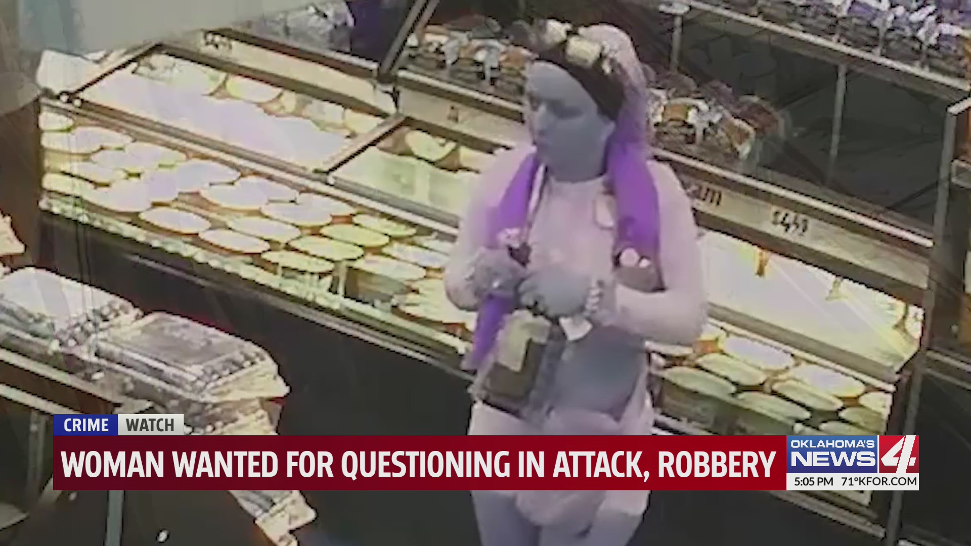Woman wanted for questioning in attack, robbery – KFOR.com Oklahoma City