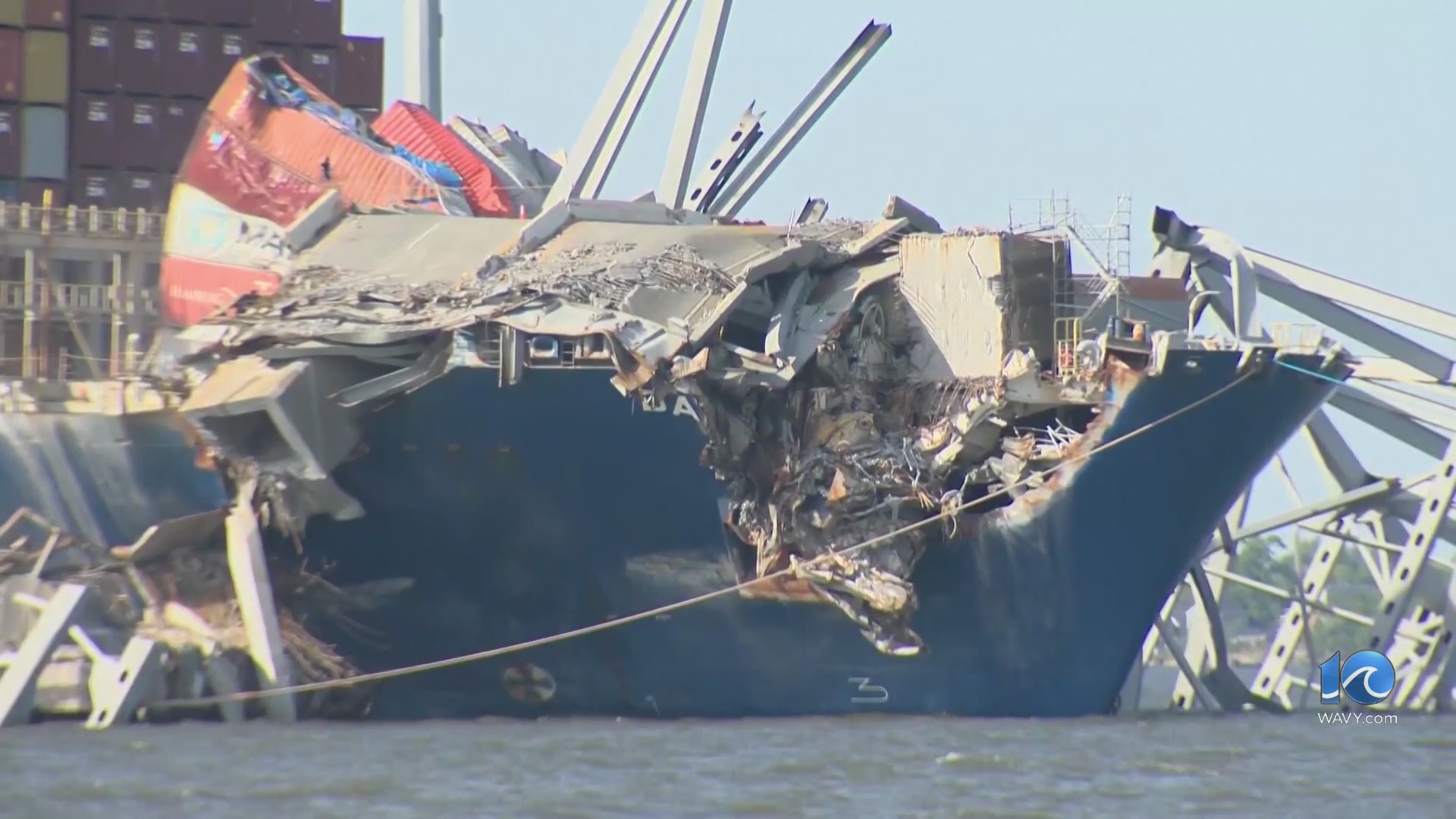 Ship that caused bridge collapse coming to Norfolk – WAVY.com