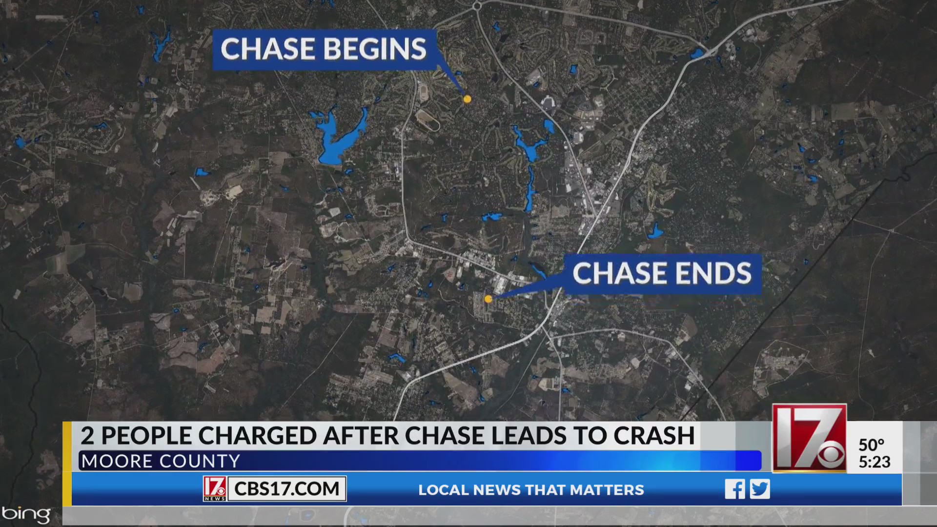 2 charged after chase leads to crash: Moore Co. Deputies – CBS17.com