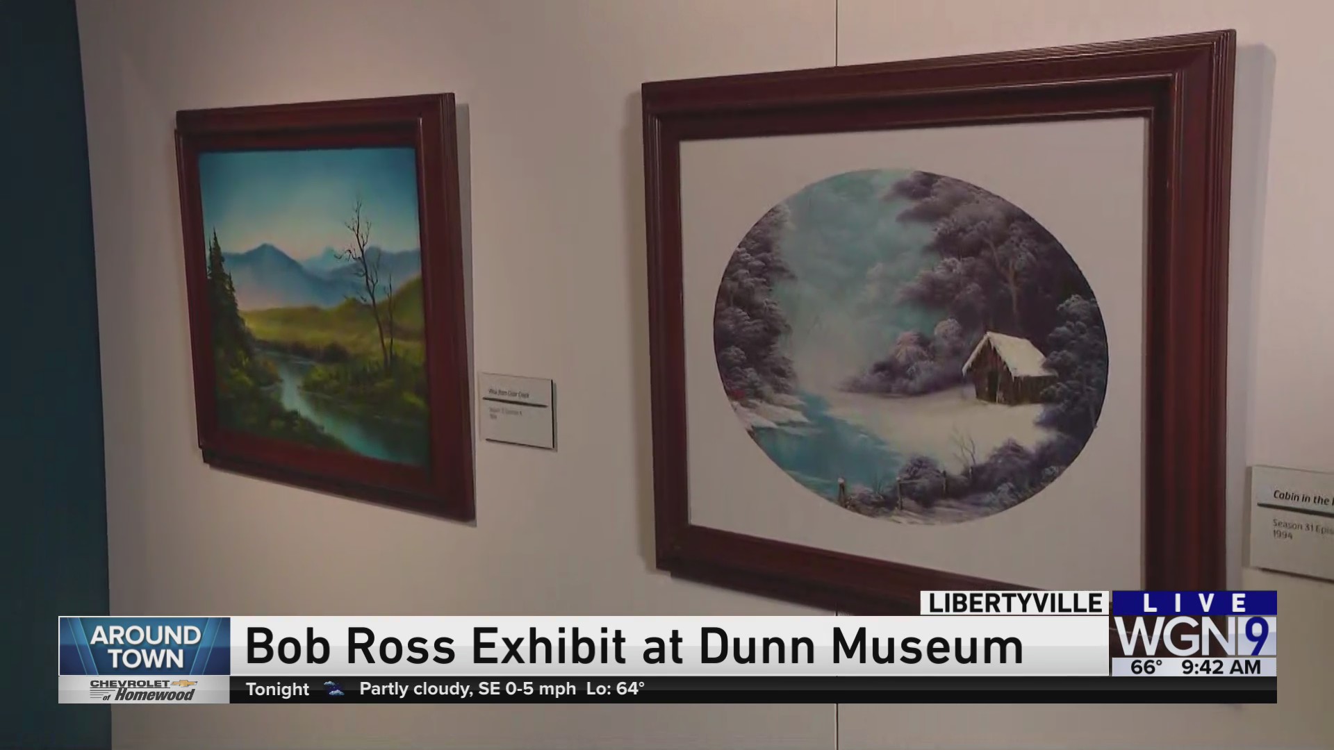 Around Town – Bob Ross: Art for Everyone – WGN-TV