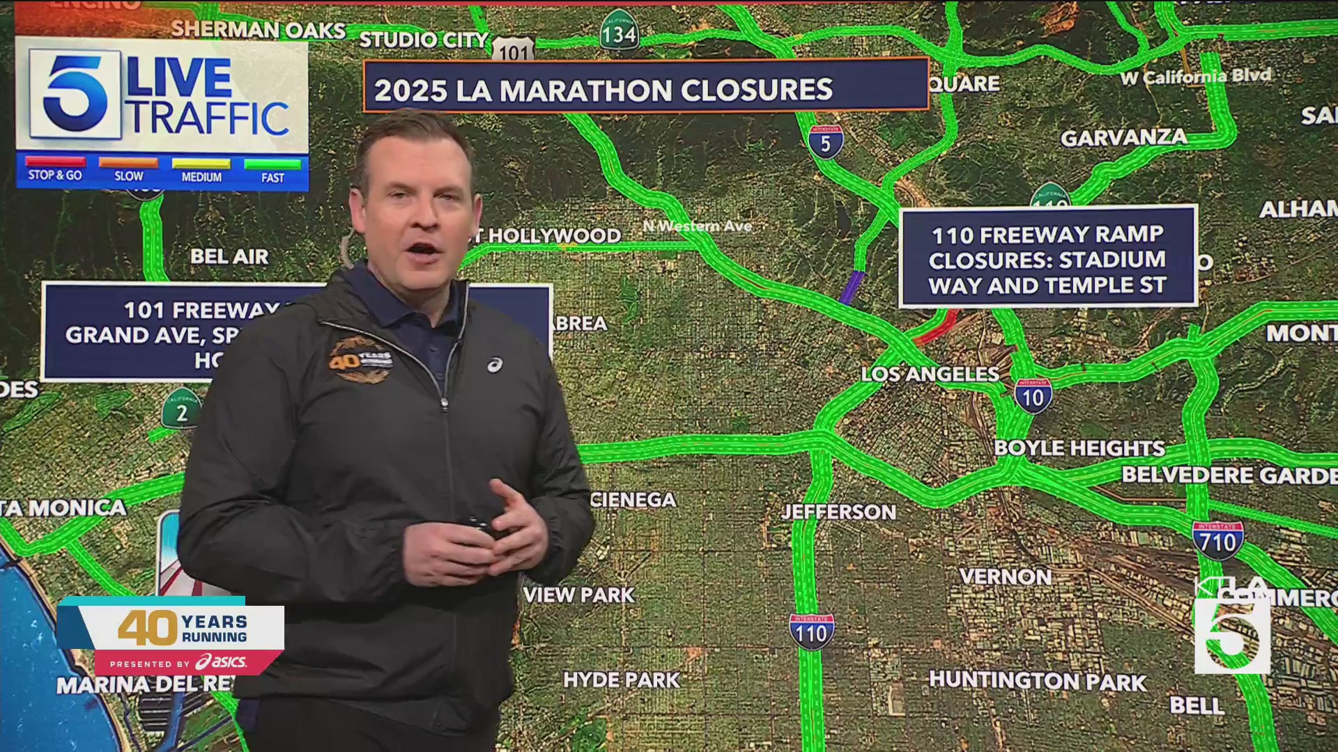 L.A. Marathon Freeway Ramp Closures – KTLA