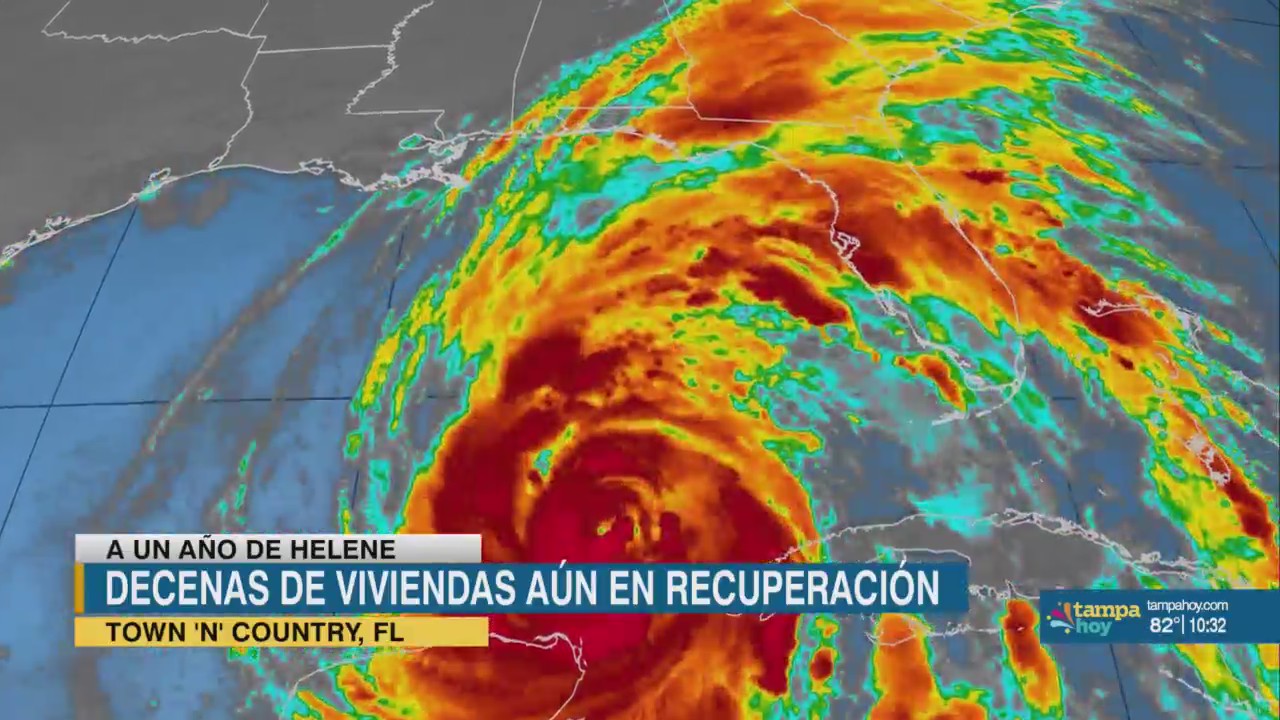 Hace exactamente un año, el huracán Helene, categoría 4, tocó tierra en ...
